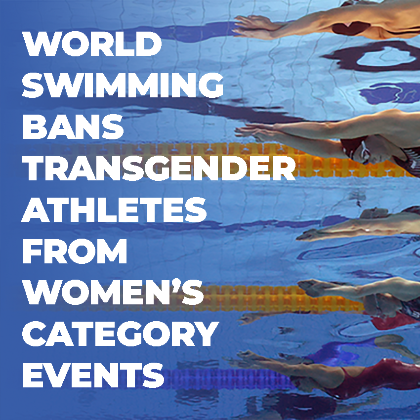 FINA Bans Transgender Swimmers from Female Events - Malcolm Roberts